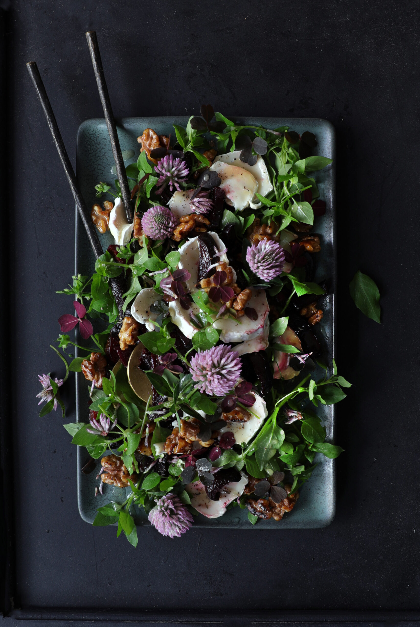 Vassarve-salat med chevre og rødbete – vilt godt